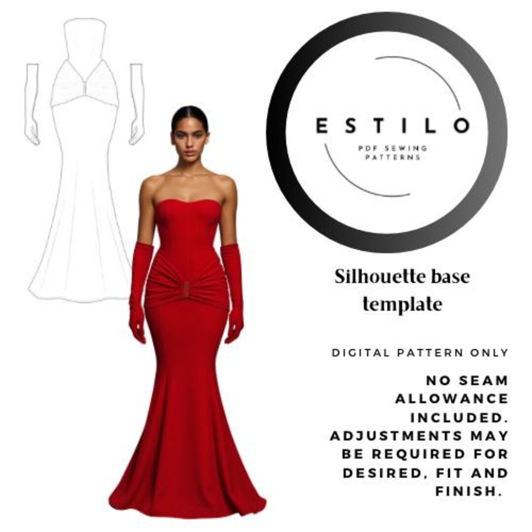 Strapless Structure Top With Front Scrunch Detail & Cocktail Gloves ...