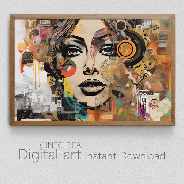 Mixed Media Poster - Etsy