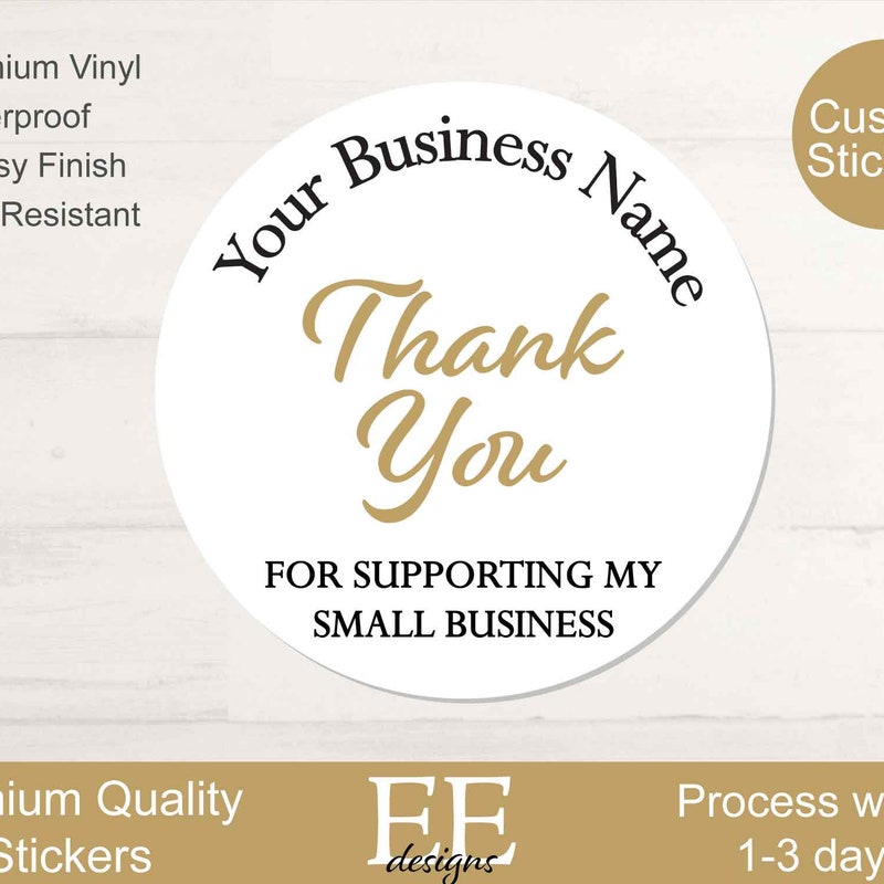 Business Stickers - Etsy