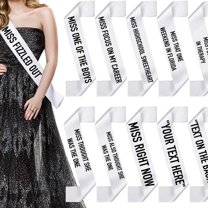 Prom Dress Sash - Etsy