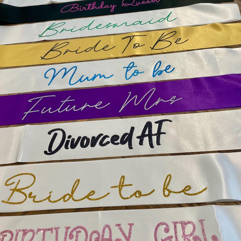 Pageant Sash Fonts - Etsy