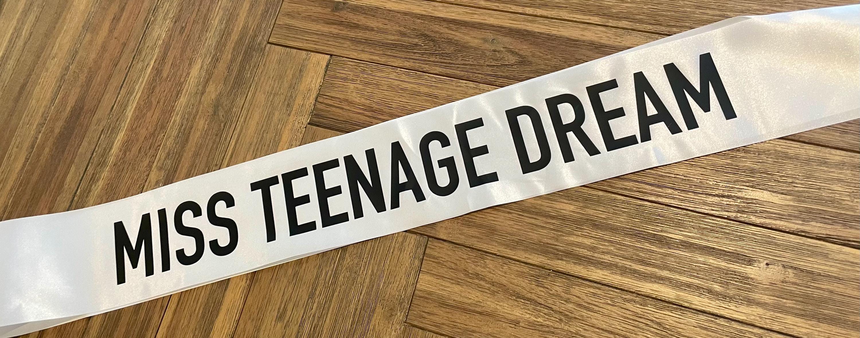 Custom White "obsessed" Satin Sash - Etsy