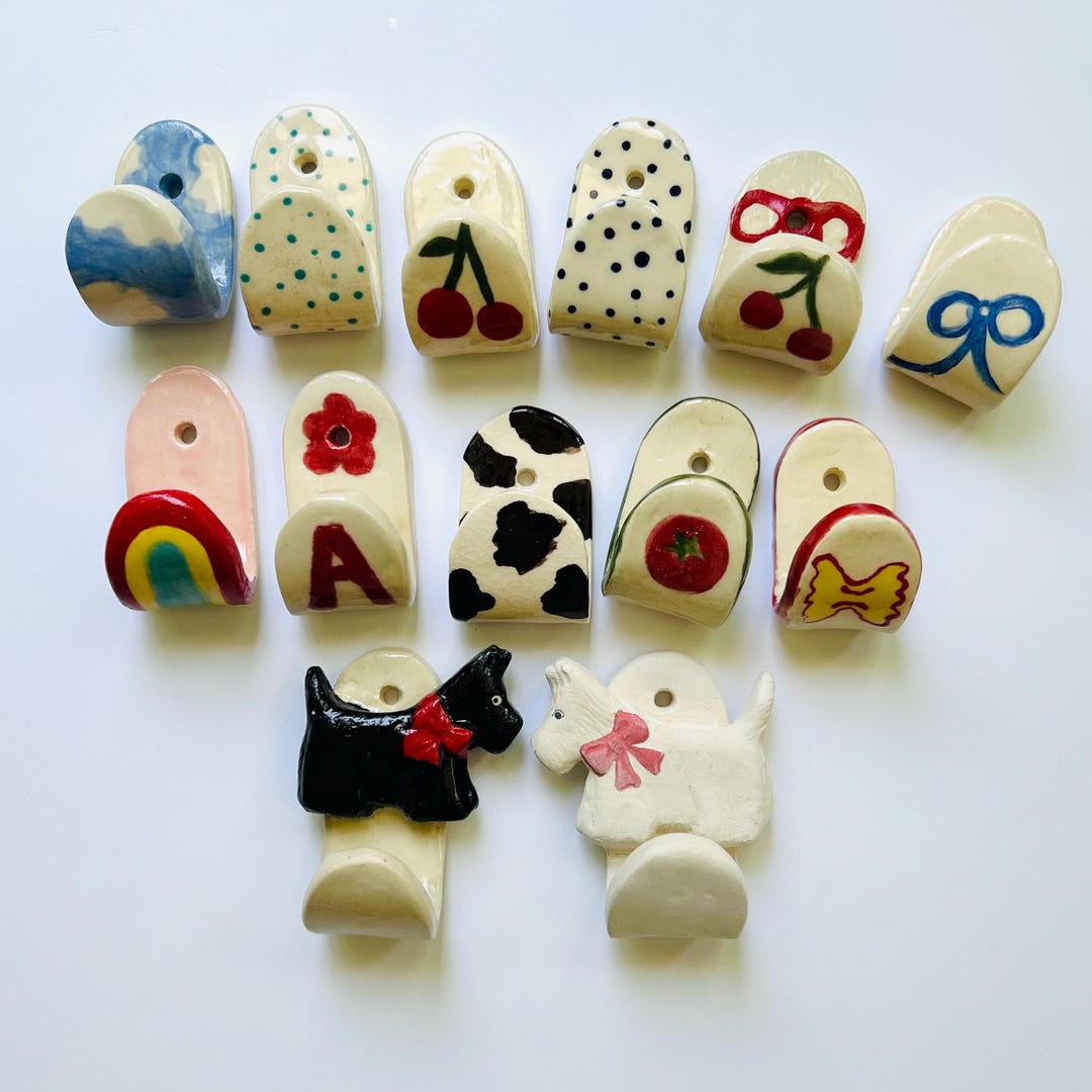 Cute Wall Hook Unique Funky Wall Hook Unique Coat Hook Ceramic Hooks ...