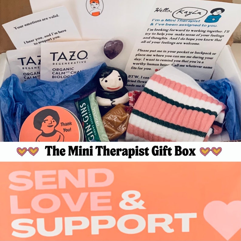 Mini Therapist Gift Box, Gift for Mom, Cheer up Gift, Self-care Gift ...
