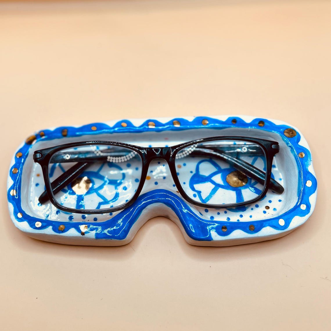 Ceramic Eyeglasses Tray Decorative Holder Ceramic Handmade Housewarming ...