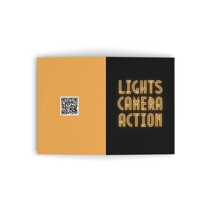 Lights Camera Action Birthday Card for Filmmakers - Etsy