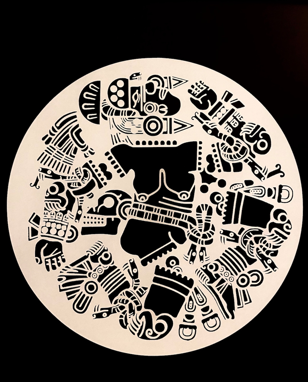 Aztec Moon Goddess , Coyolxauhqui Vinyl Decal/sticker for Laptop, Car ...