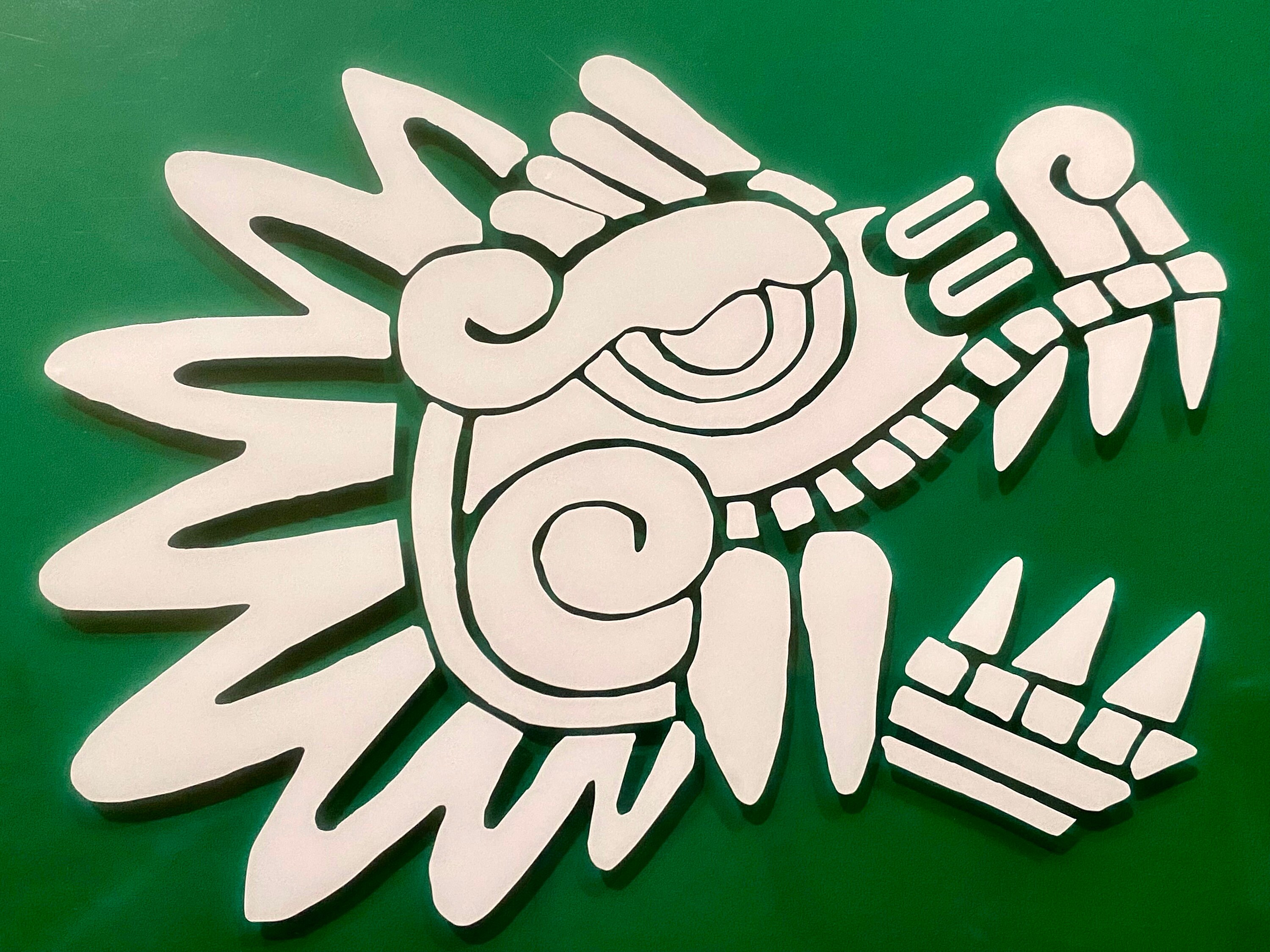 Aztec Quetzalcoatl Head Vinyl Decal: Laptop, Car, Guitar - Etsy