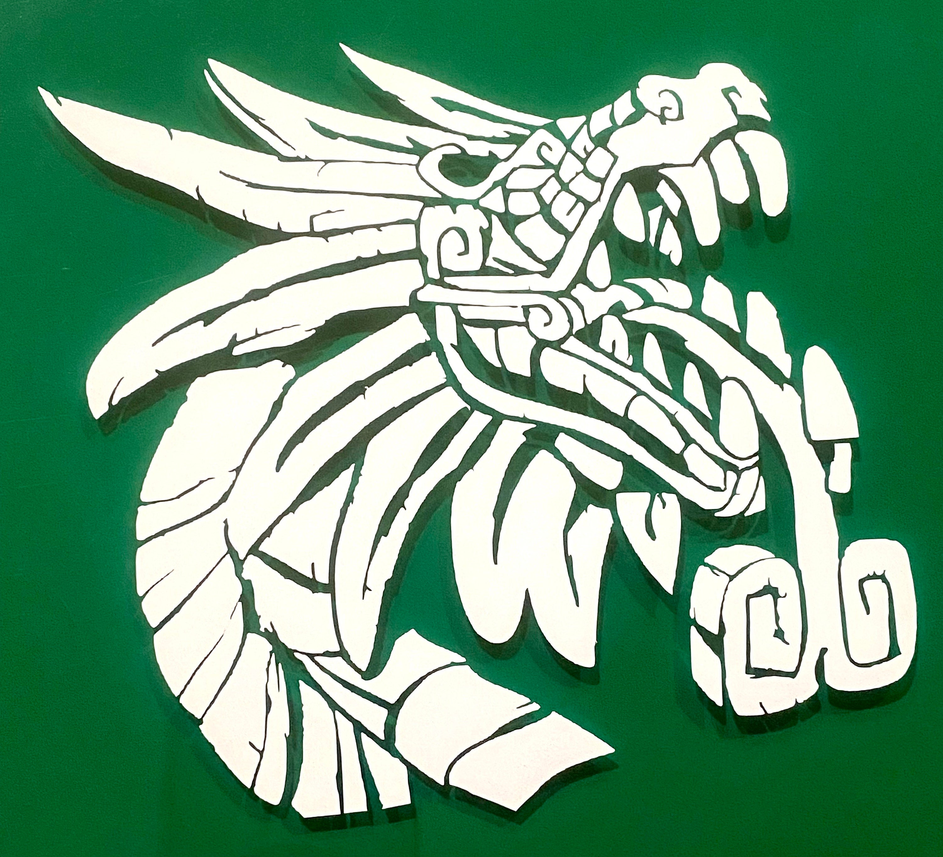 QUETZALCOATL Half Body , Aztec , Mexico , for Laptop, Desk, Window ...