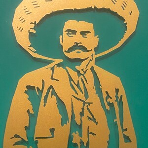 Emiliano Zapata Vinyl Decal/sticker, for Laptop, Desk, Wall, Car Window ...