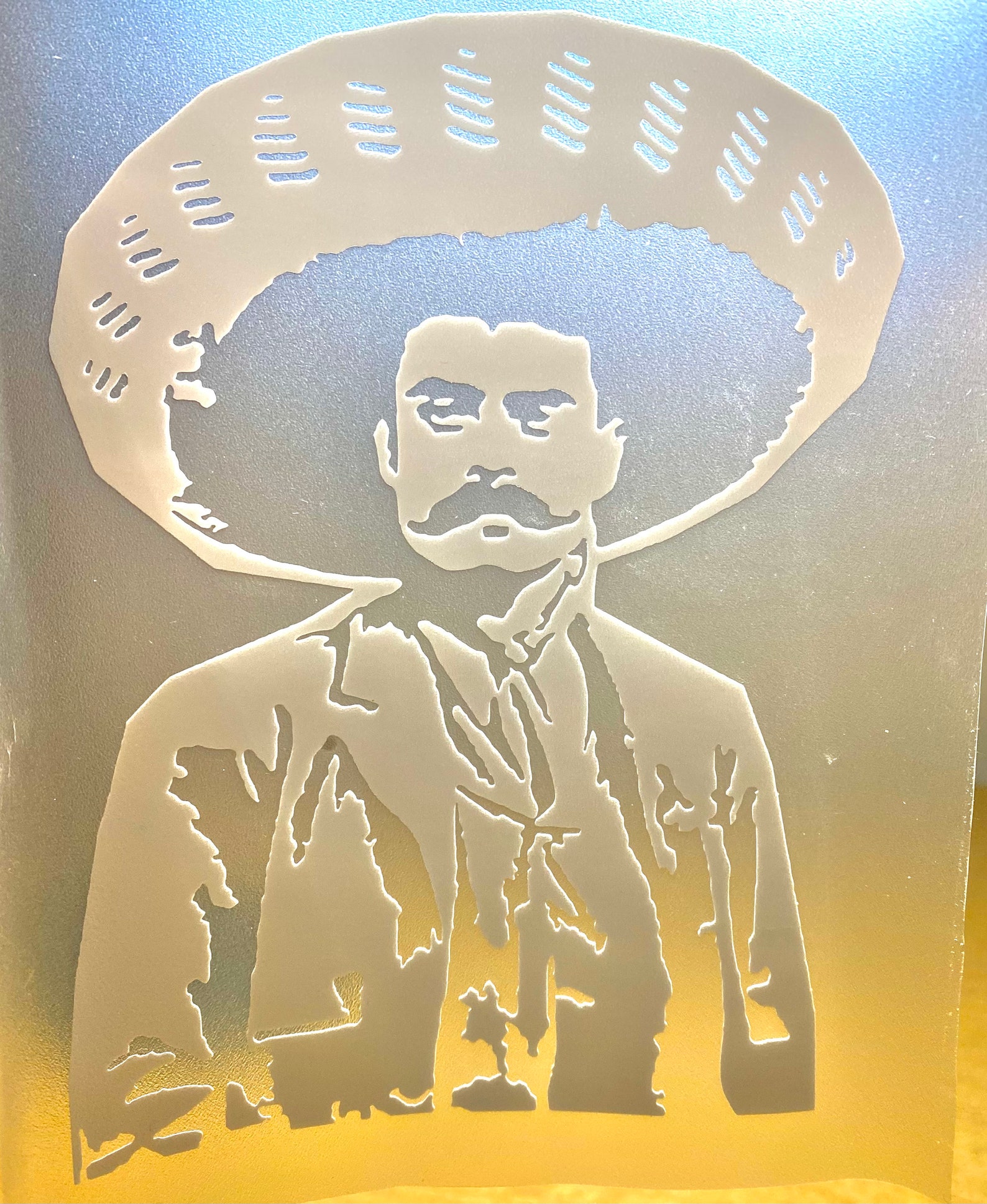 Emiliano Zapata Vinyl Decal/sticker, for Laptop, Desk, Wall, Car Window ...