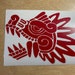 Aztec QUETZALCOALT HEAD Vinyl Decal/sticker Mexico, for Laptop,car,desk ...