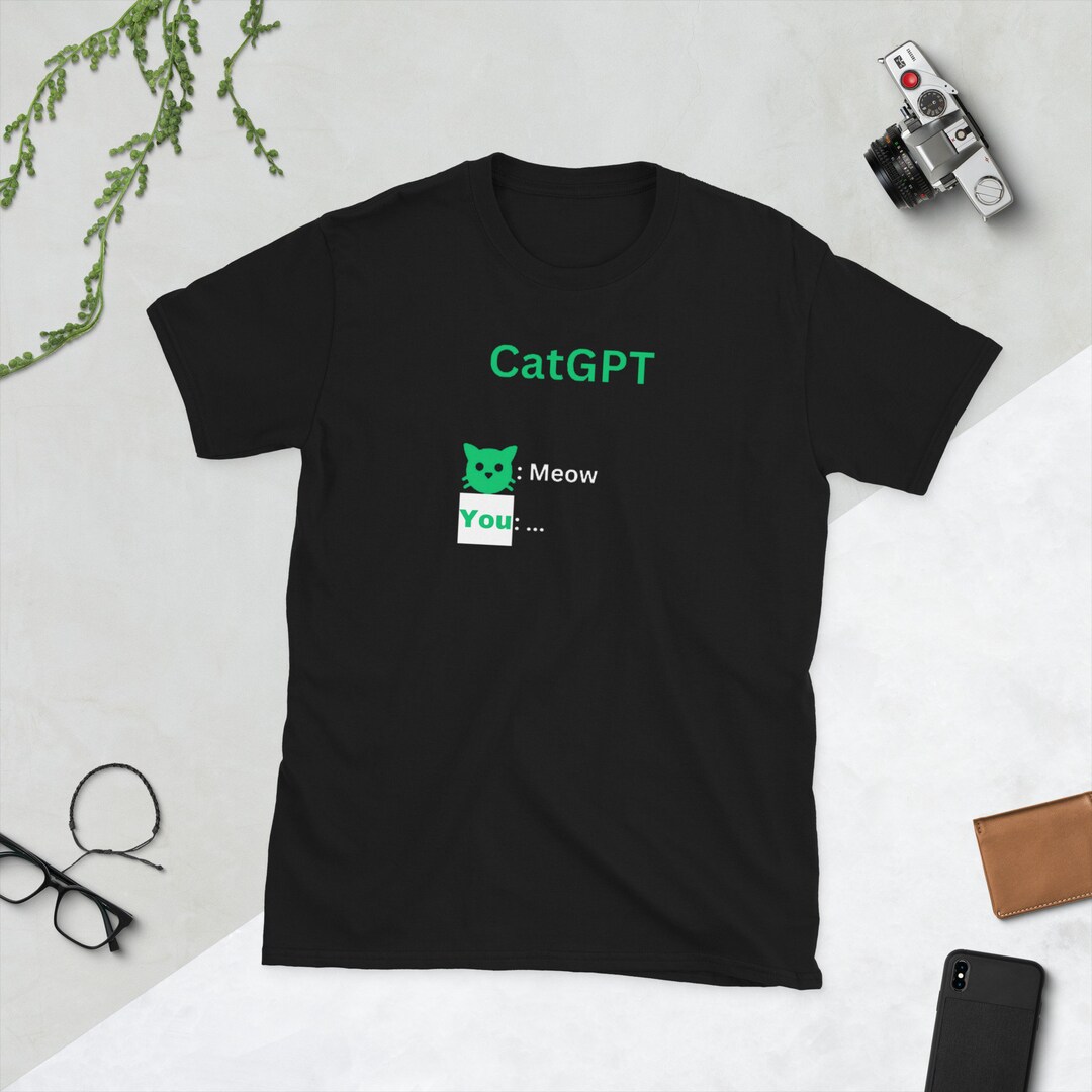 Cat GPT T-shirt not Chat GPT for Men and Women. - Etsy