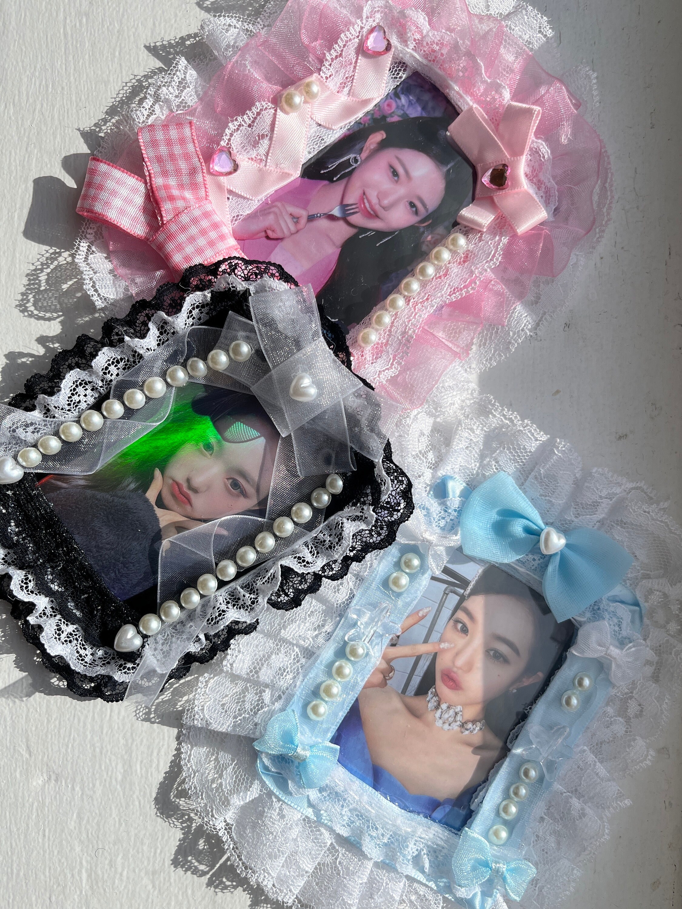 Deco Lace Toploaders Kpop Deco Card Case Art Lace - Etsy