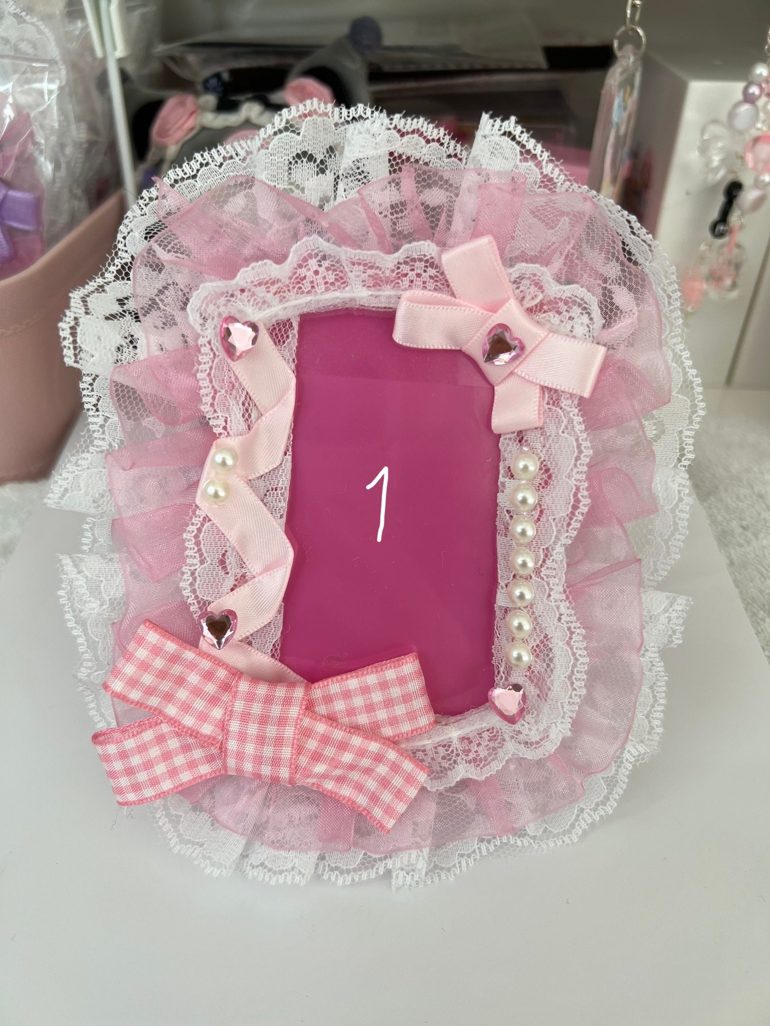 Deco Lace Toploaders Kpop Deco Card Case Art Lace - Etsy
