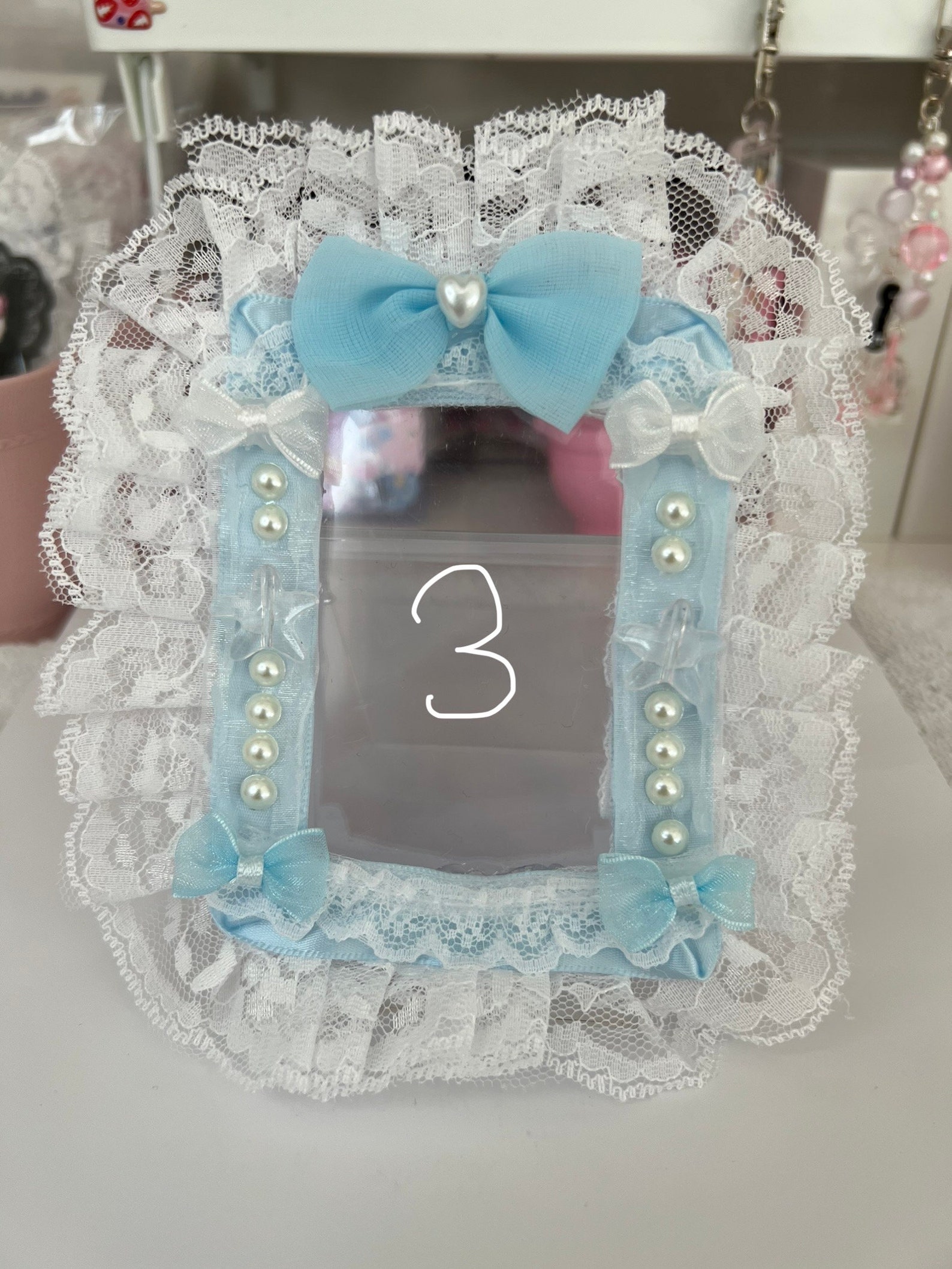 Deco Lace Toploaders Kpop Deco Card Case Art Lace - Etsy