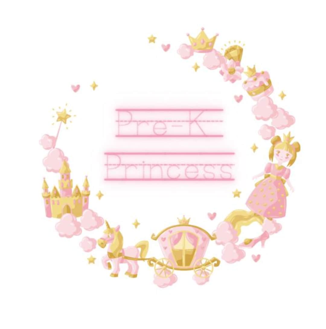 Pre K Princess Pre-k First Day of School Breakfast Decor PNG Digital ...