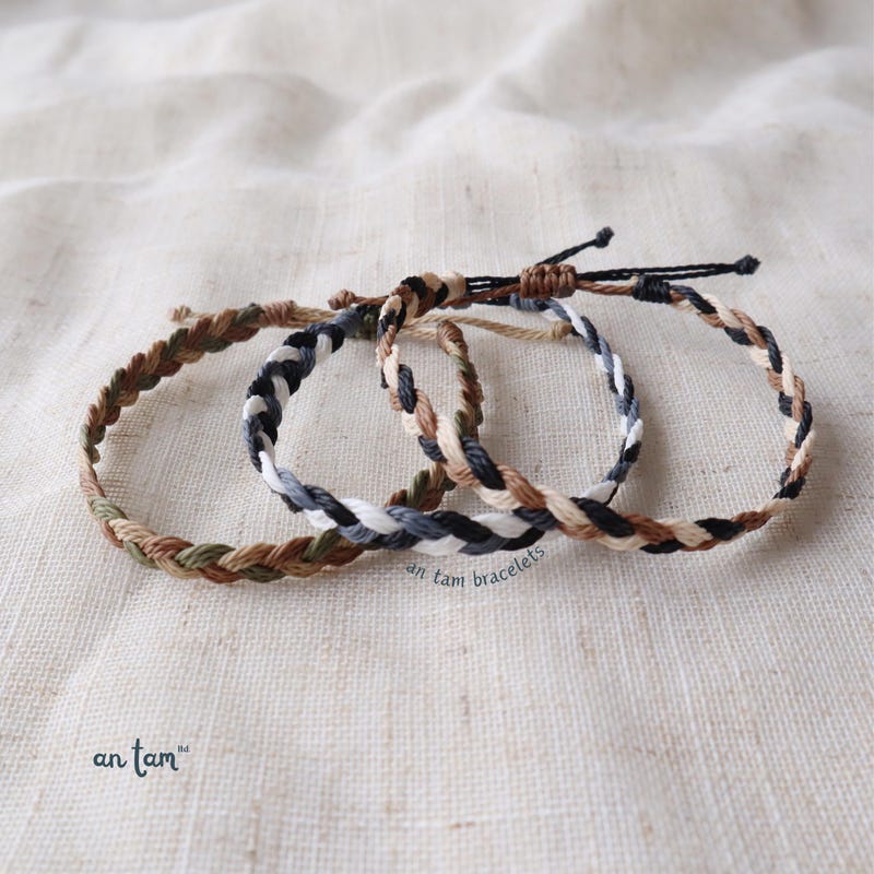 Custom Color Wax Bracelet - Etsy