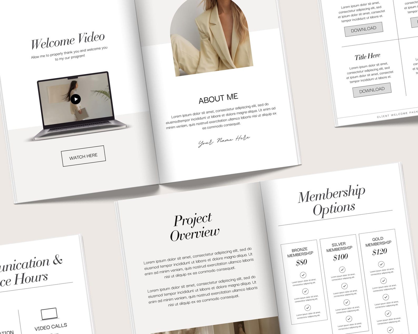 Client Onboarding Packet Client Welcome Packet Template Client Welcome ...