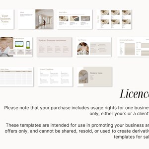 Wholesale Line Sheet Template, Price List, Wholesale Catalogue Template ...