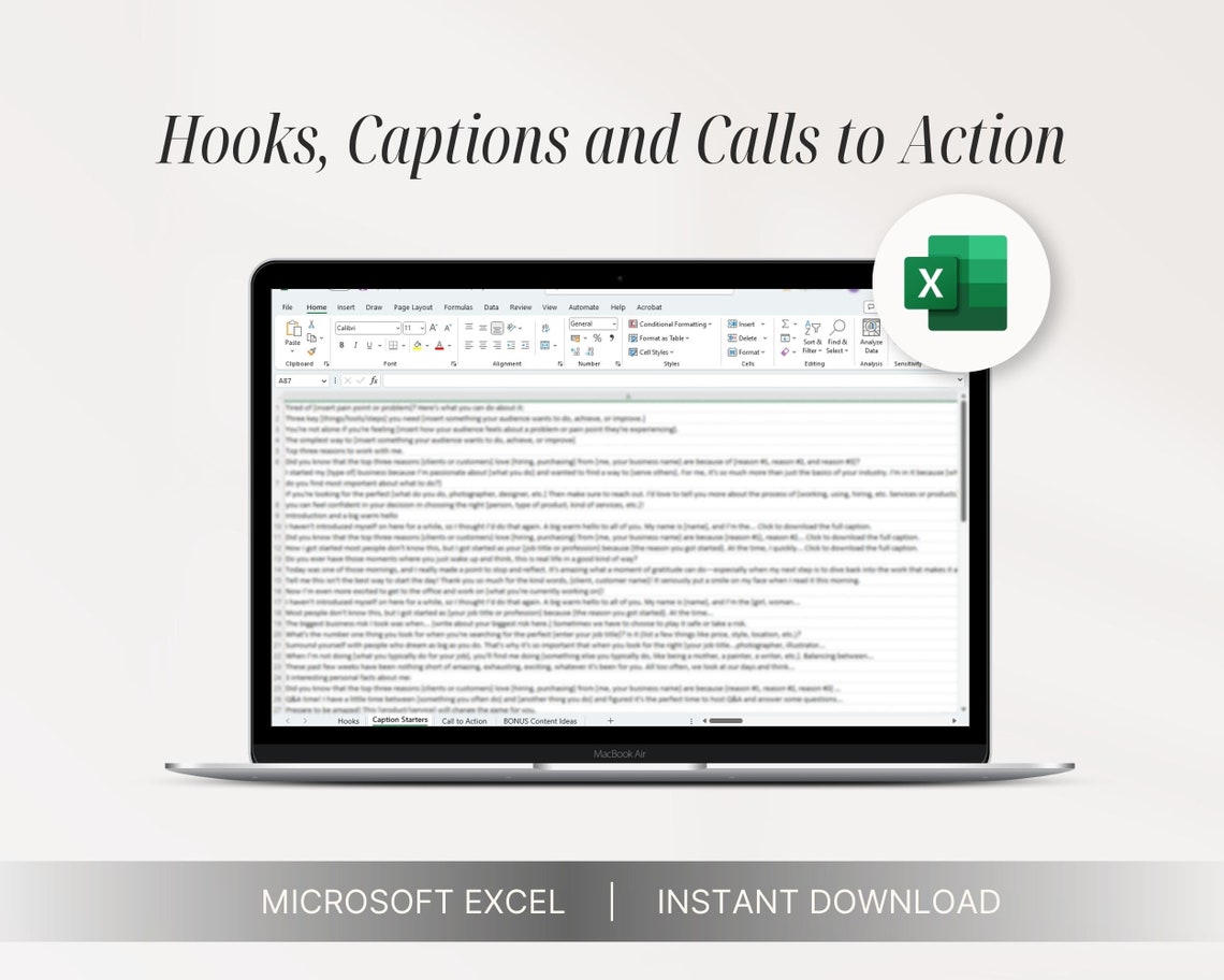 250 Pre-written Hooks, Captions and Calls to Action for Service-based ...