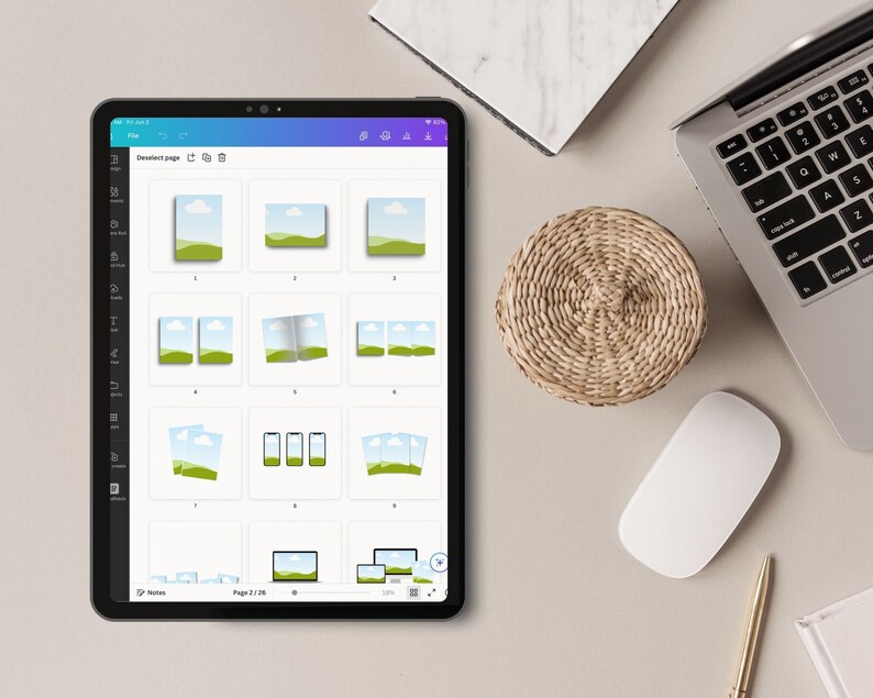 Canva Mockup Template | Device Mockup, iPhone Mockup, iPad Mockup ...