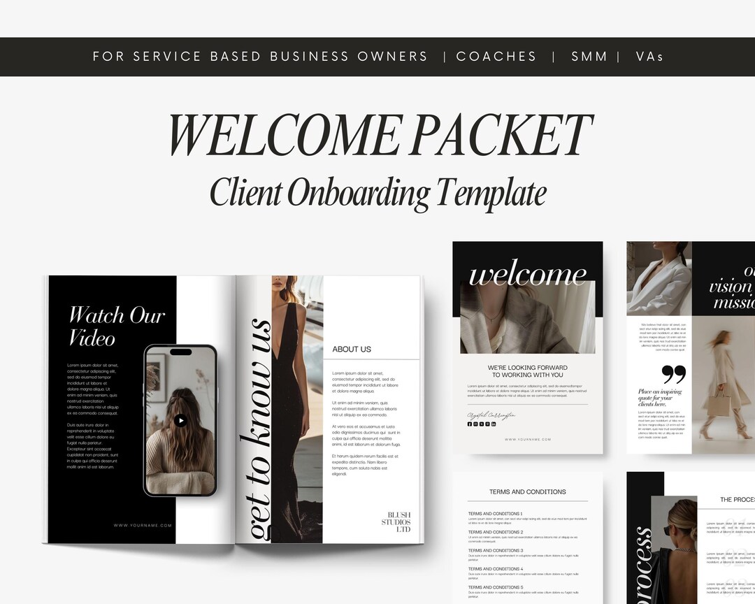 Client Onboarding Packet Client Welcome Packet Template Client Welcome ...