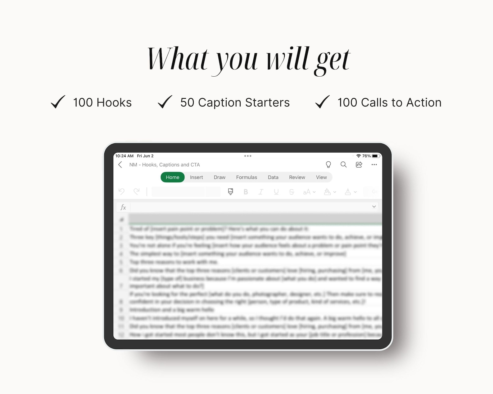 250 Pre-written Hooks, Captions and Calls to Action for Service-based ...