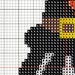 Thankful Ghostie Cross Stitch Pattern, Ghostface Thanksgiving Pattern ...