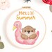 HELLO SUMMER Cross Stitch Instant Pattern Download, Cute Otter Pattern ...