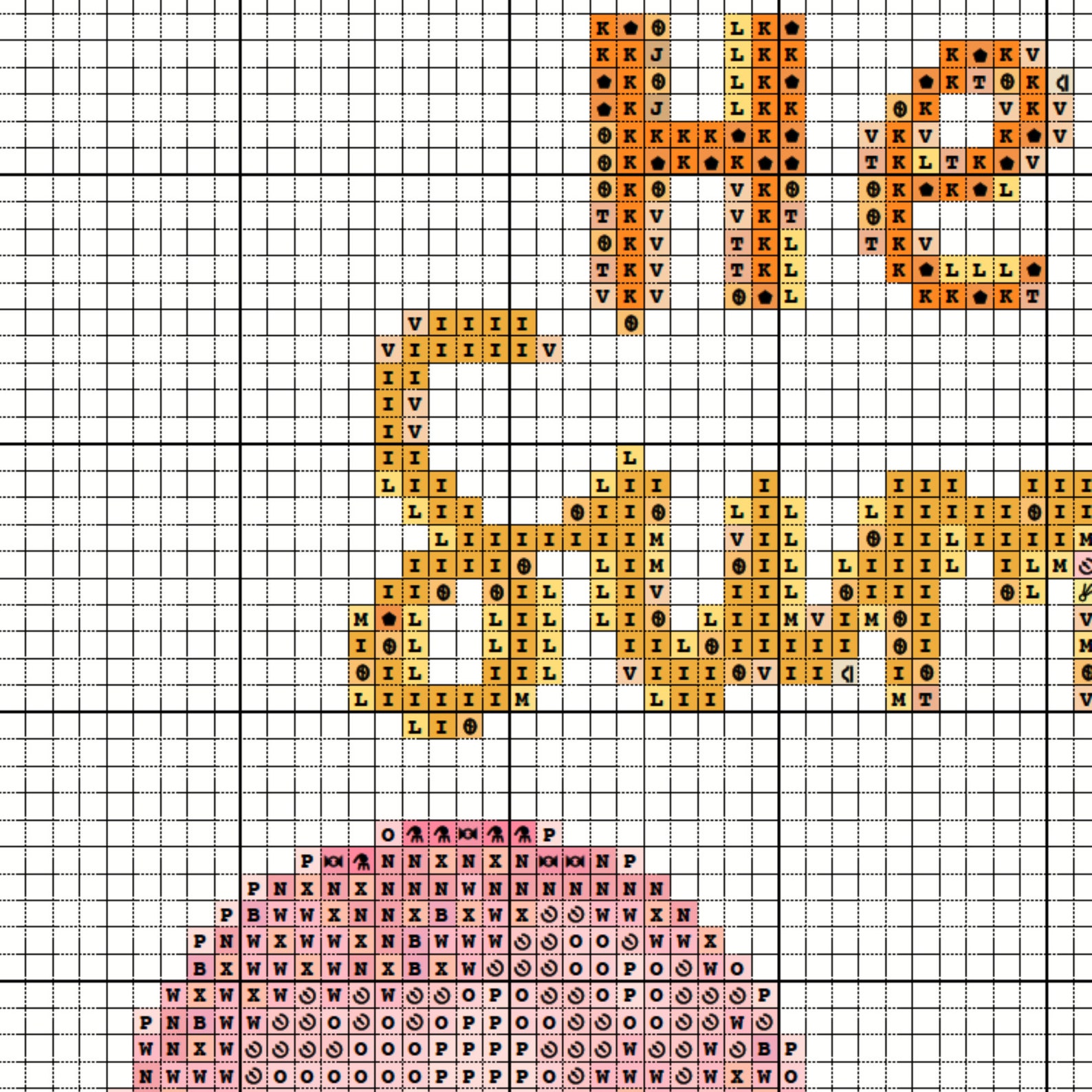 HELLO SUMMER Cross Stitch Instant Pattern Download, Cute Otter Pattern ...
