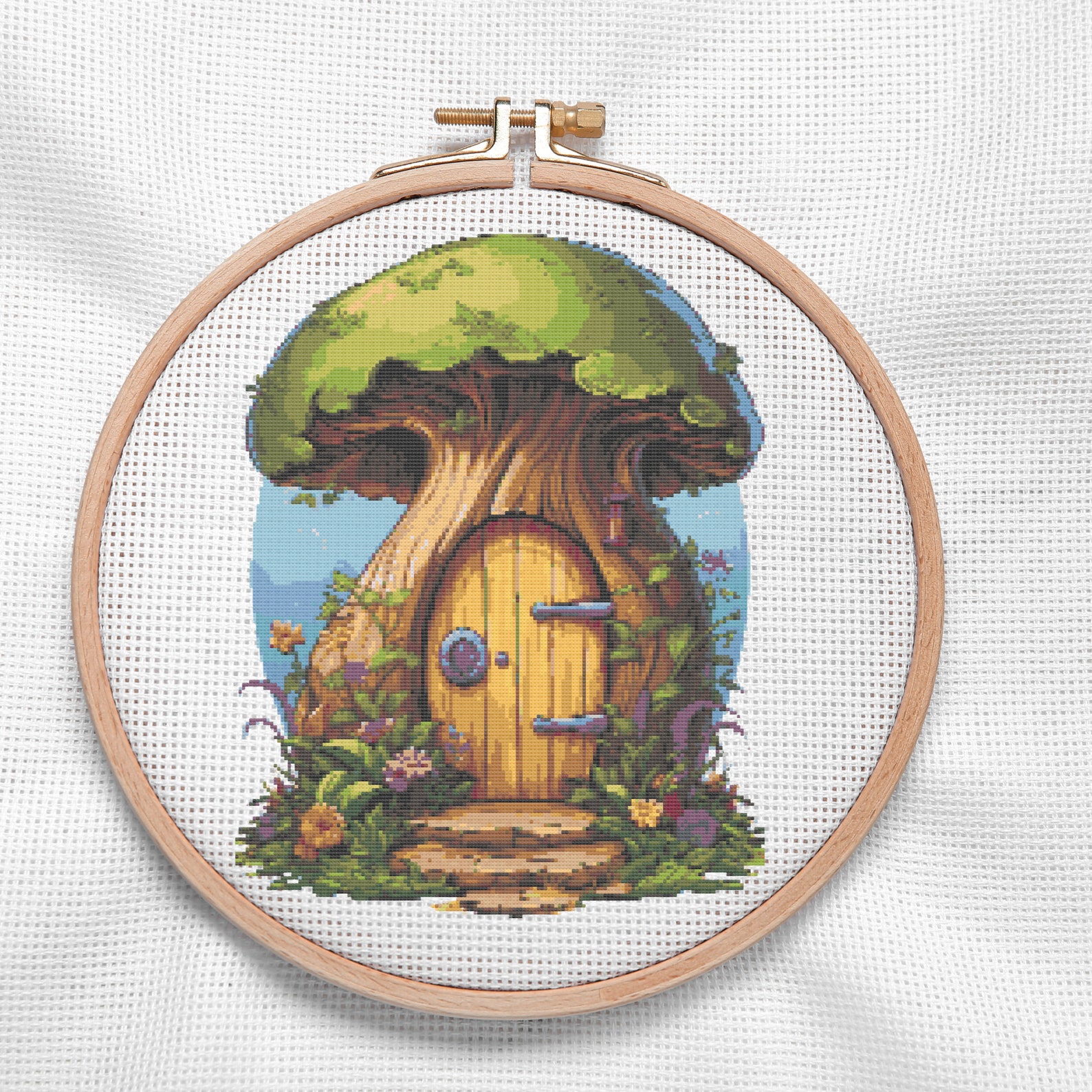 Fairy Home Cross Stitch Pattern PDF Instant Download Pattern Enchanted ...