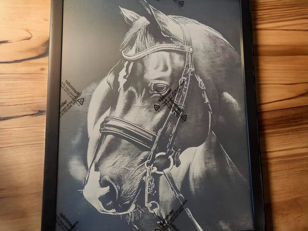 Laser Engraving Panted Canvas. - Etsy