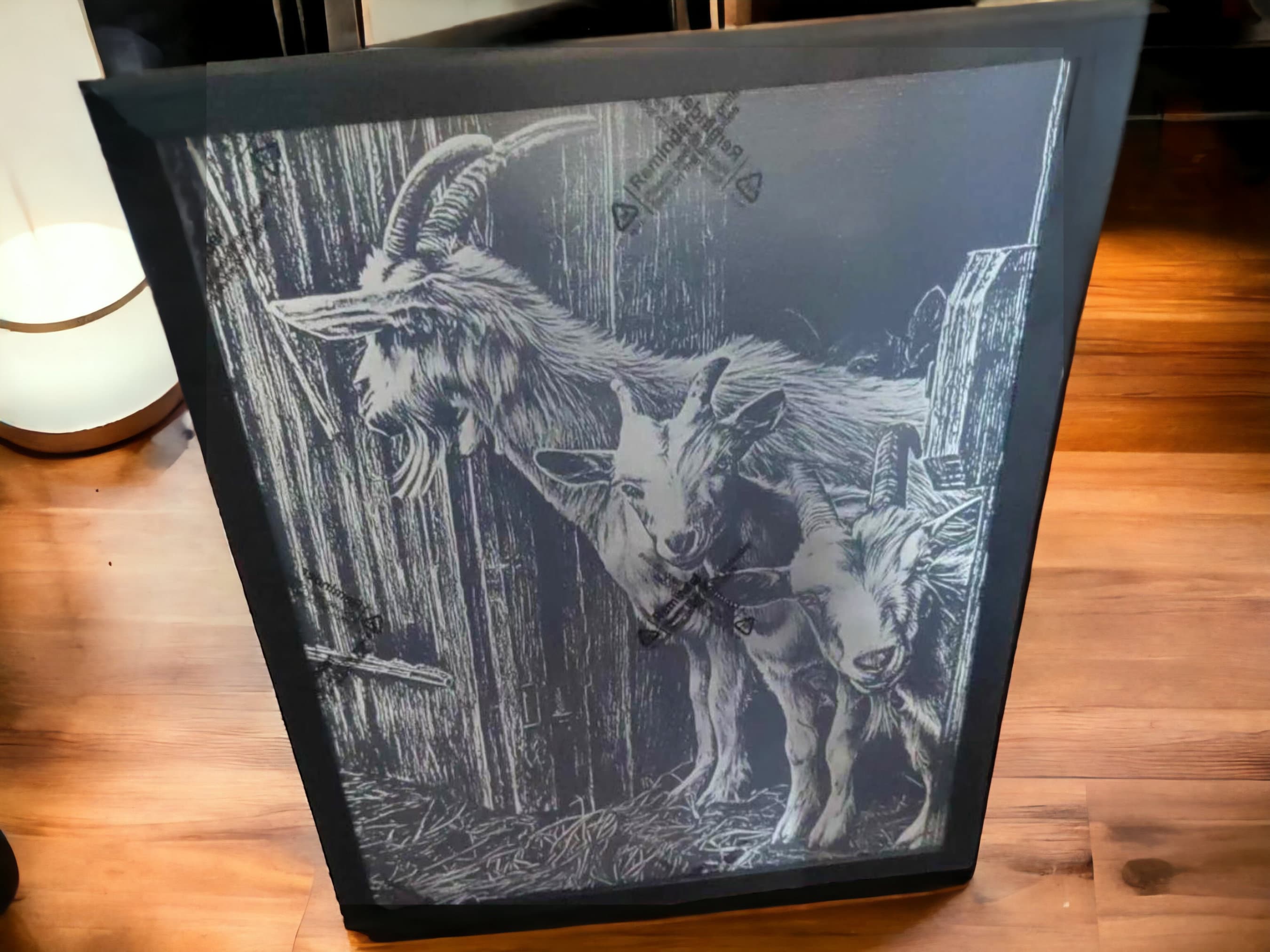 Laser Engraving Panted Canvas. - Etsy