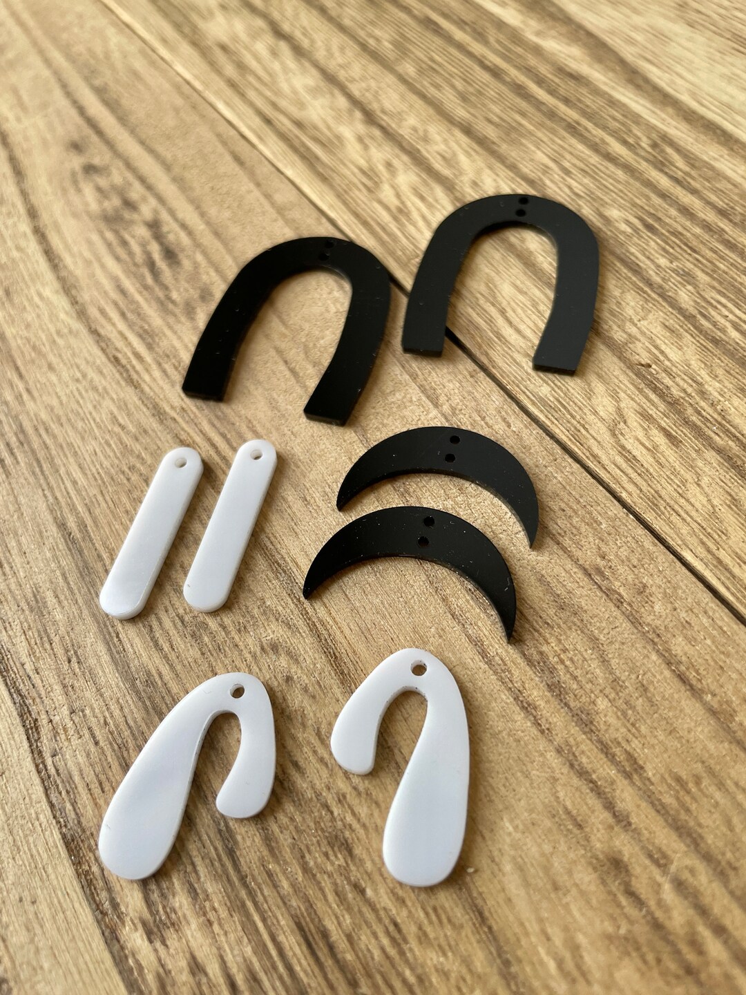 Earring Starter Pack, Acrylic Blanks for Earrings, Variety Connectors ...