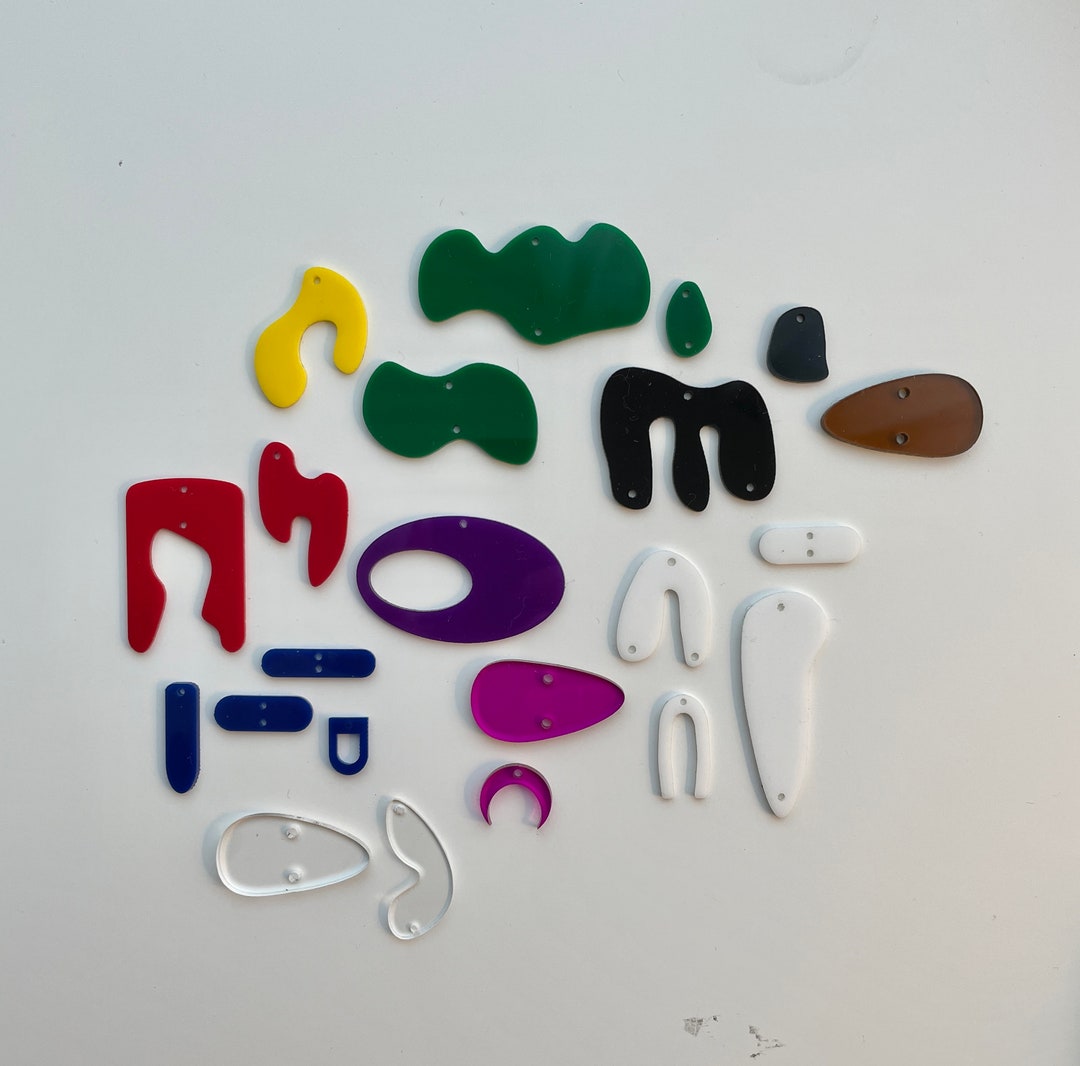 Acrylic Pieces for Jewelry Making, Laser Cut Acrylic Earrings DIY ...
