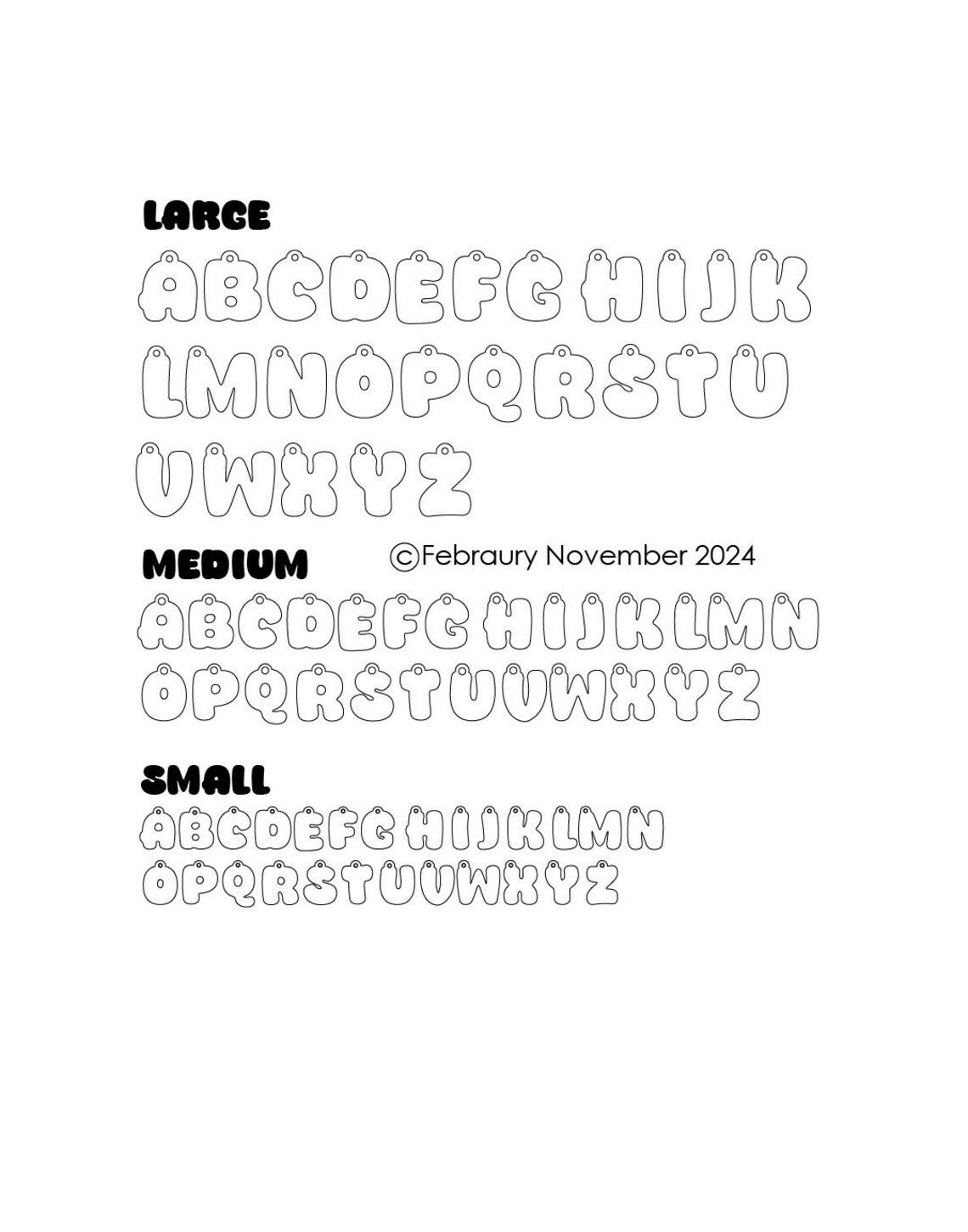 Alphabet Letter Charms, Jewelry SVG, Laser Cut Jewelry Files PDF - Etsy