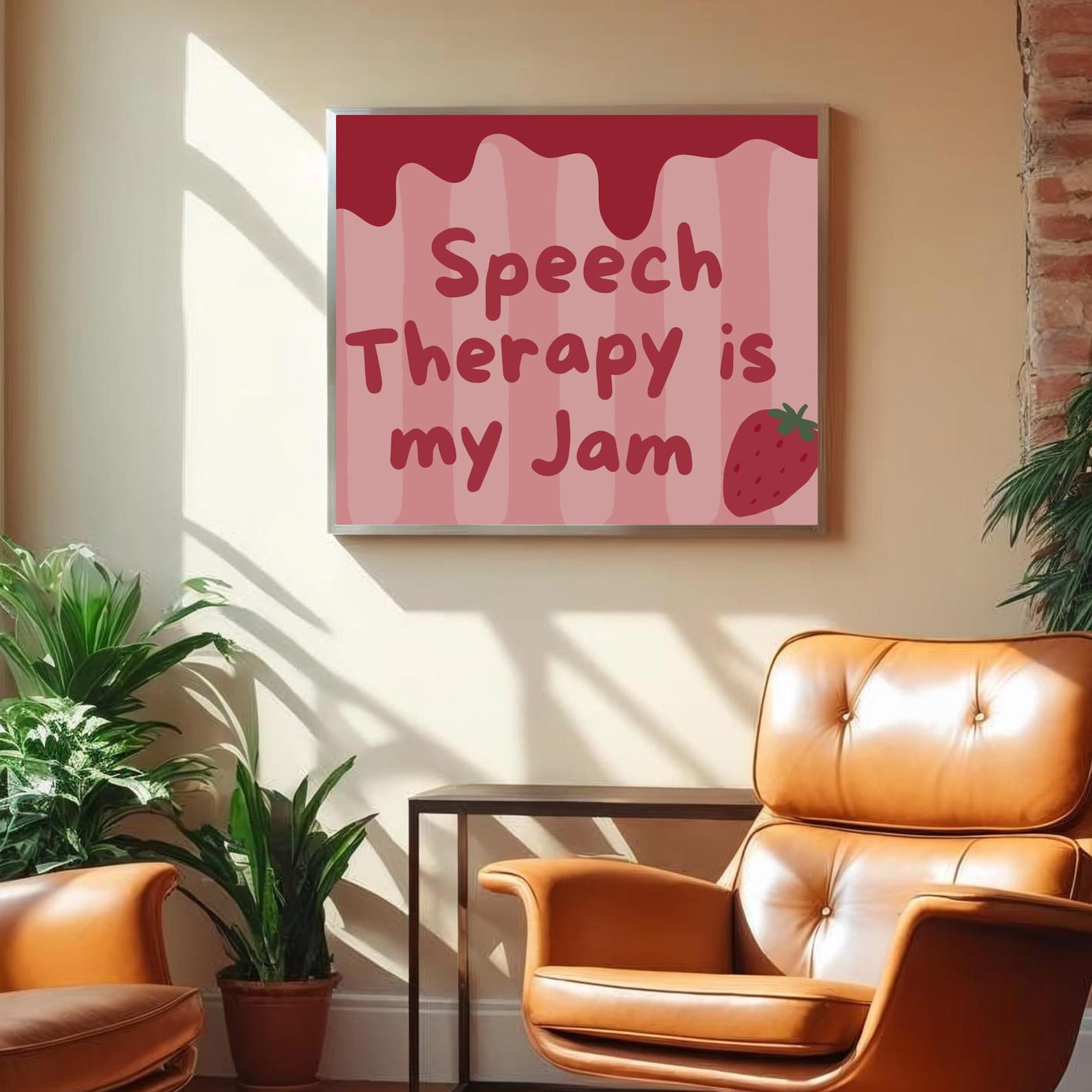 SLP Wall Art Set of 6 Speech Room Sign Posters Fun SLP Office Decor ...