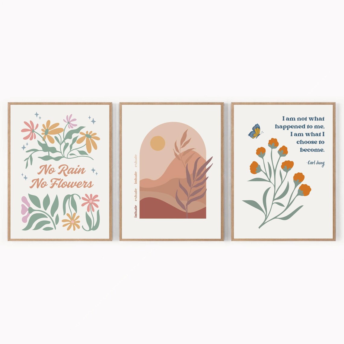 Mental Health Posters Set of 6 Gallery Prints Therapy Office Decor ...