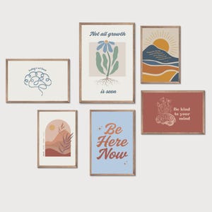 Set of 25 Mental Health Prints Bundle Positive Inspirational Quotes ...