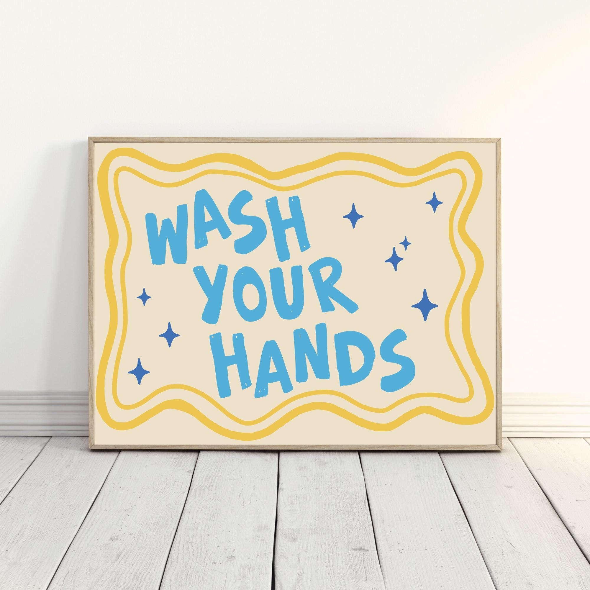 Splish Splash Havin A Bath Rubber Duck Bathroom Wall Art Print Set of 6 ...
