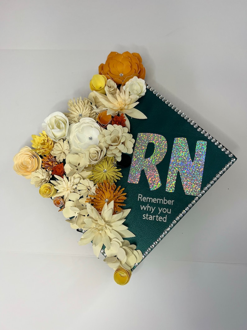 RN Graduation Cap - Etsy