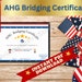 AHG Bridging Certificate Tenderheart to Explorer - Etsy