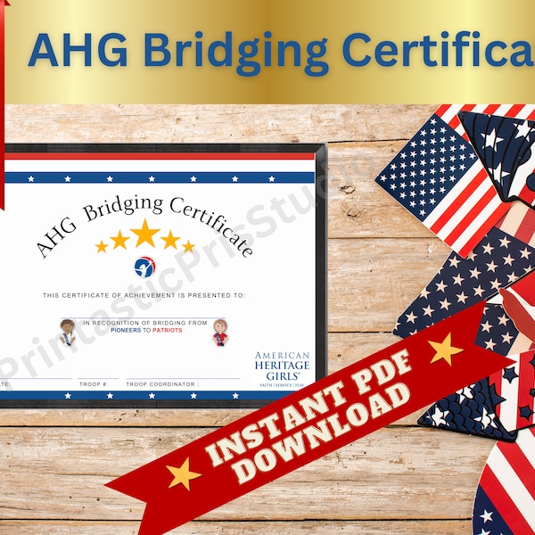 Bridging Certificate - Etsy