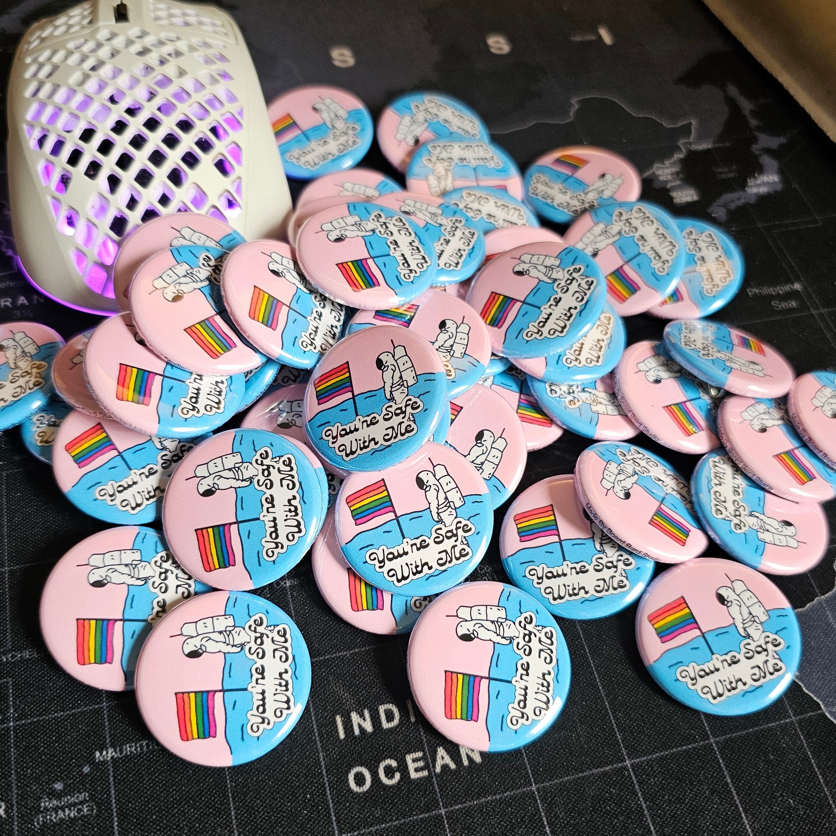 1.25" Custom Button Pins - You Provide the Art, We Make the Buttons ...