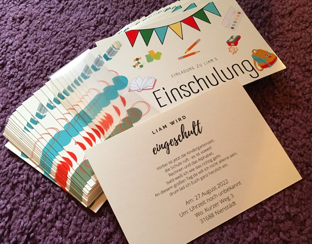Invitation to Enrollment - Etsy