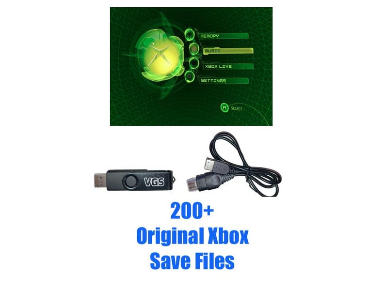 200 + Original Xbox Saves Memory Card USB - Etsy