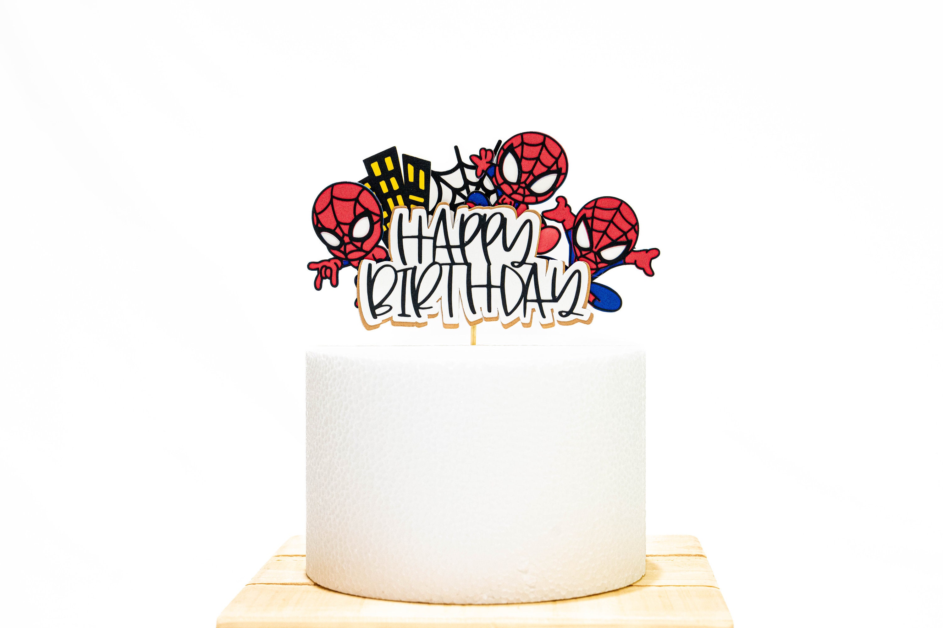 Spiderman Cake Topper | Spider Man Cake Topper | Custom Cake Topper - Etsy