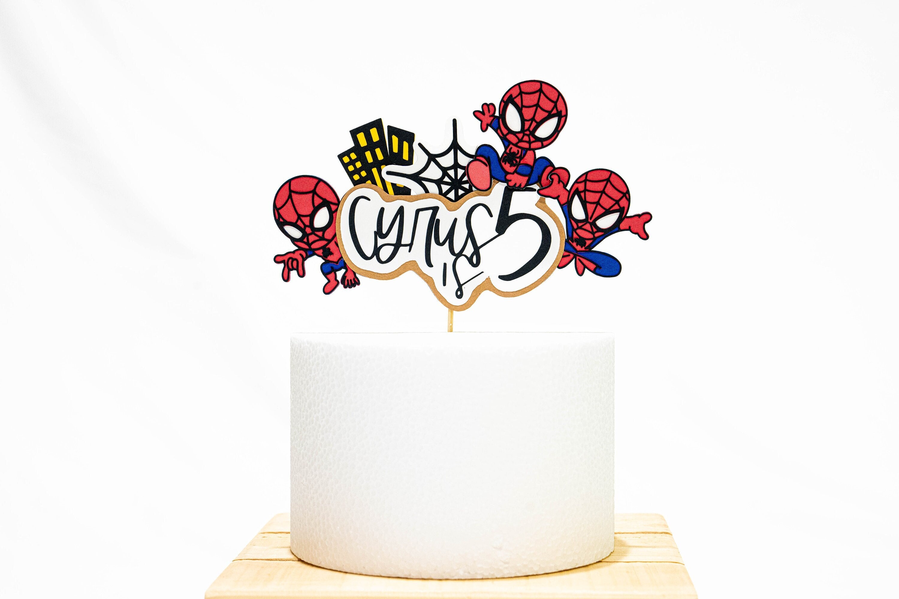 Spiderman Cake Topper | Spider Man Cake Topper | Custom Cake Topper - Etsy