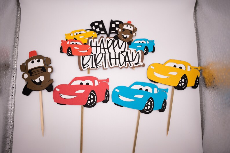 Race Car Cake Topper, Cars Cake Topper - Etsy